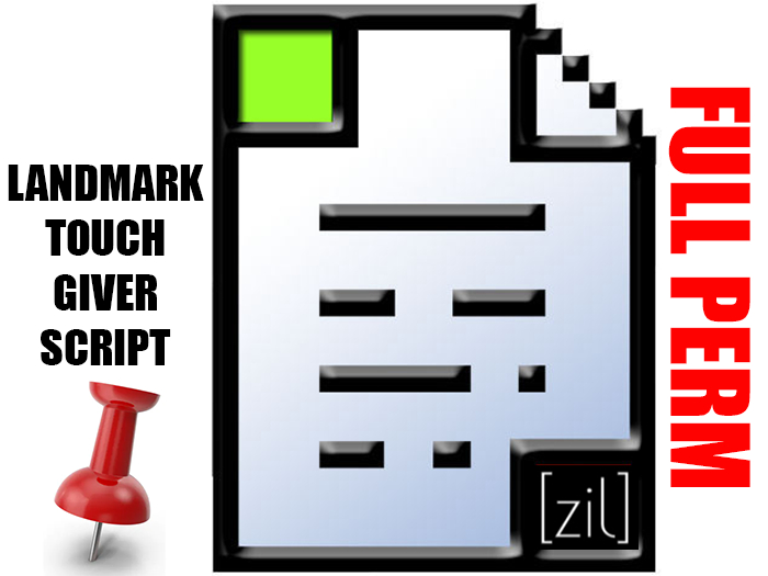 Second Life Marketplace - [zil] Landmark Giver Script